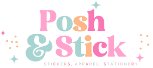 Posh & Stick | Buy Unique Stickers, Apparel & Stationery Online